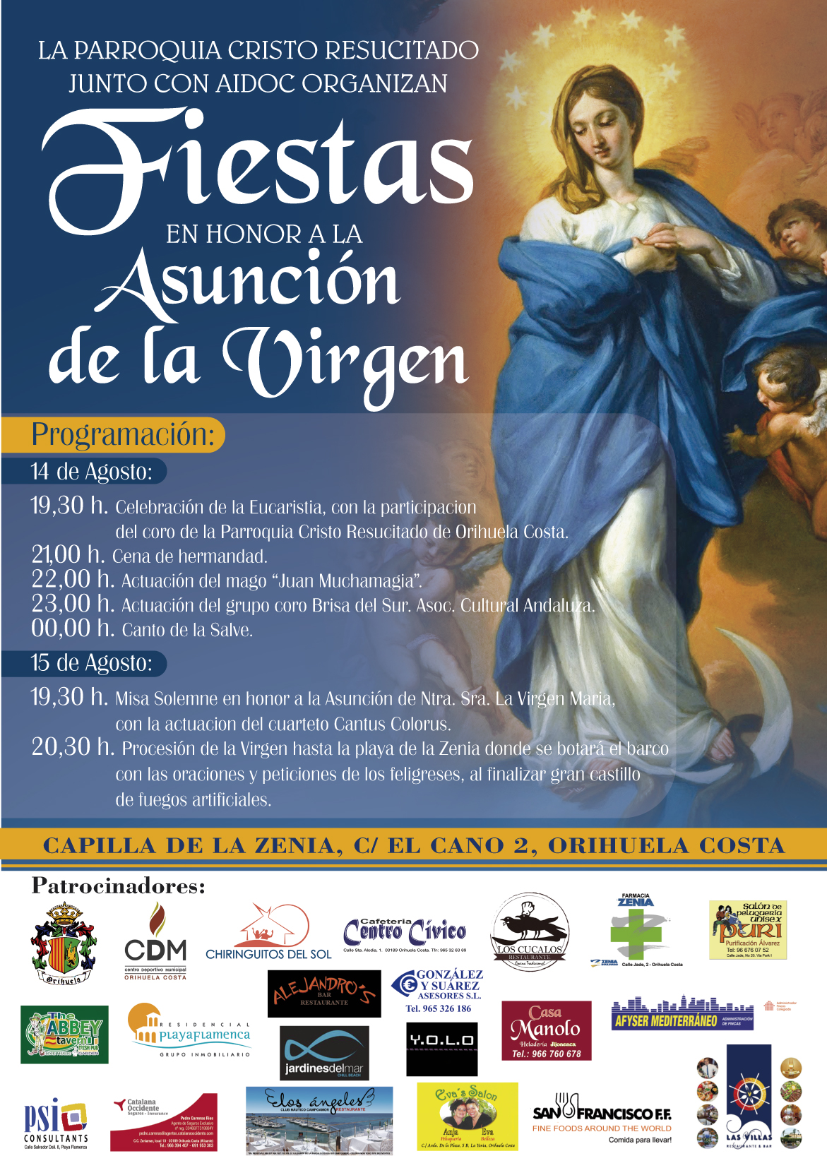 Feast of the Assumption at La Zenia Church - News, Sport, Information ...