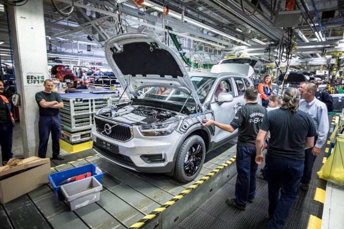 Production of Volvo’s first ever small premium SUV begins in Belgium ...