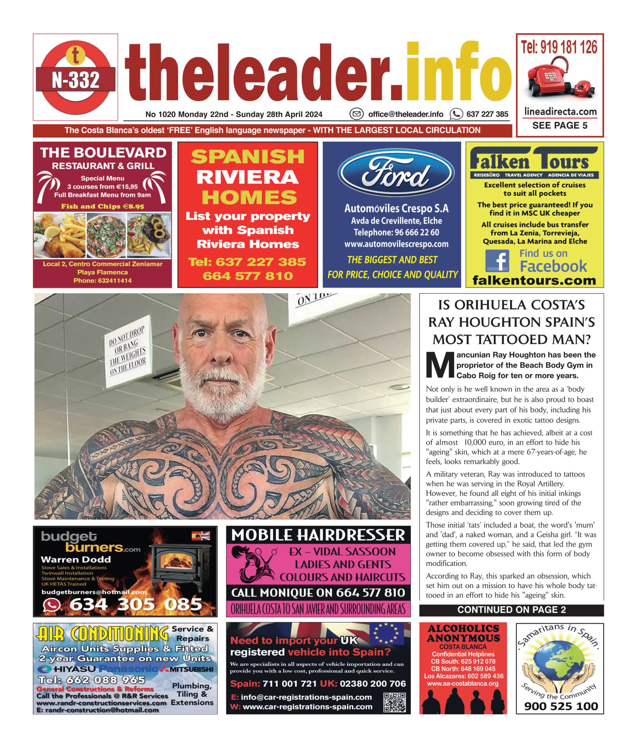 The Leader Newspaper 22 April 2024 – Edition 1020 - News, Sport ...