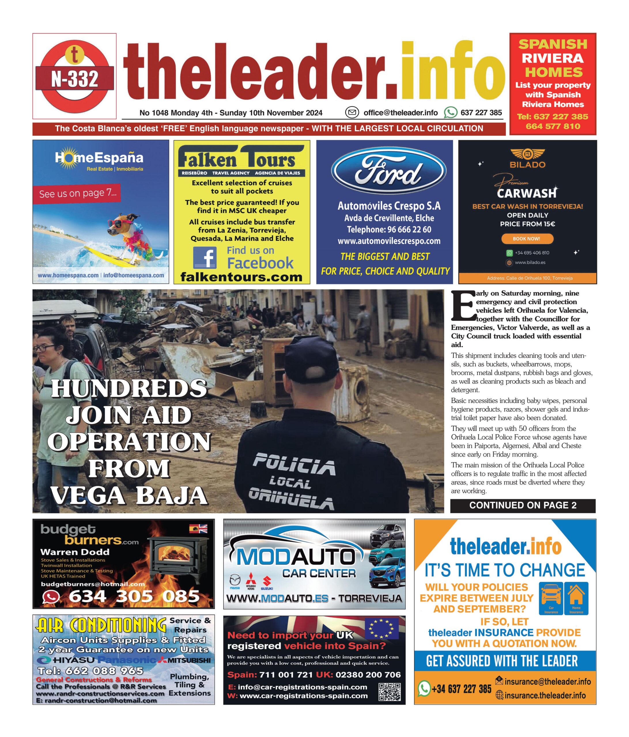 The Leader Newspaper 4 November 24 – Edition 1048 - News, Sport ...